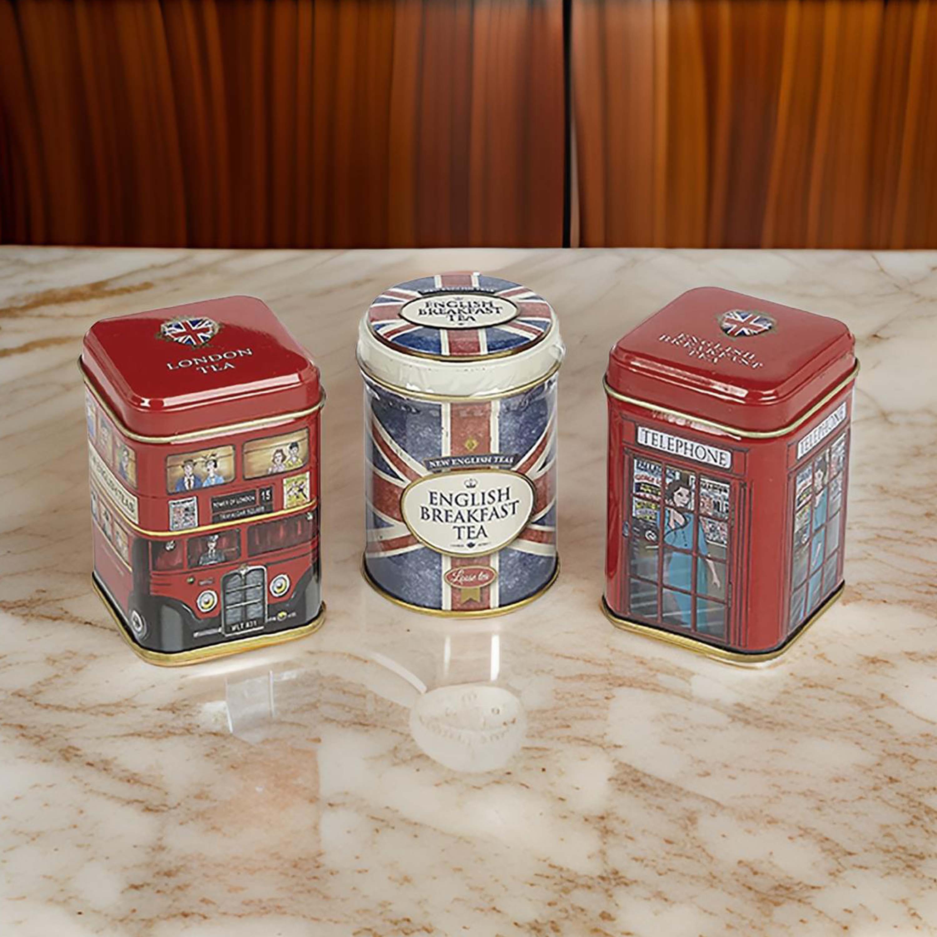 Traditions Of Britain Tea Caddy Gift Set 75g - British Gift Shop