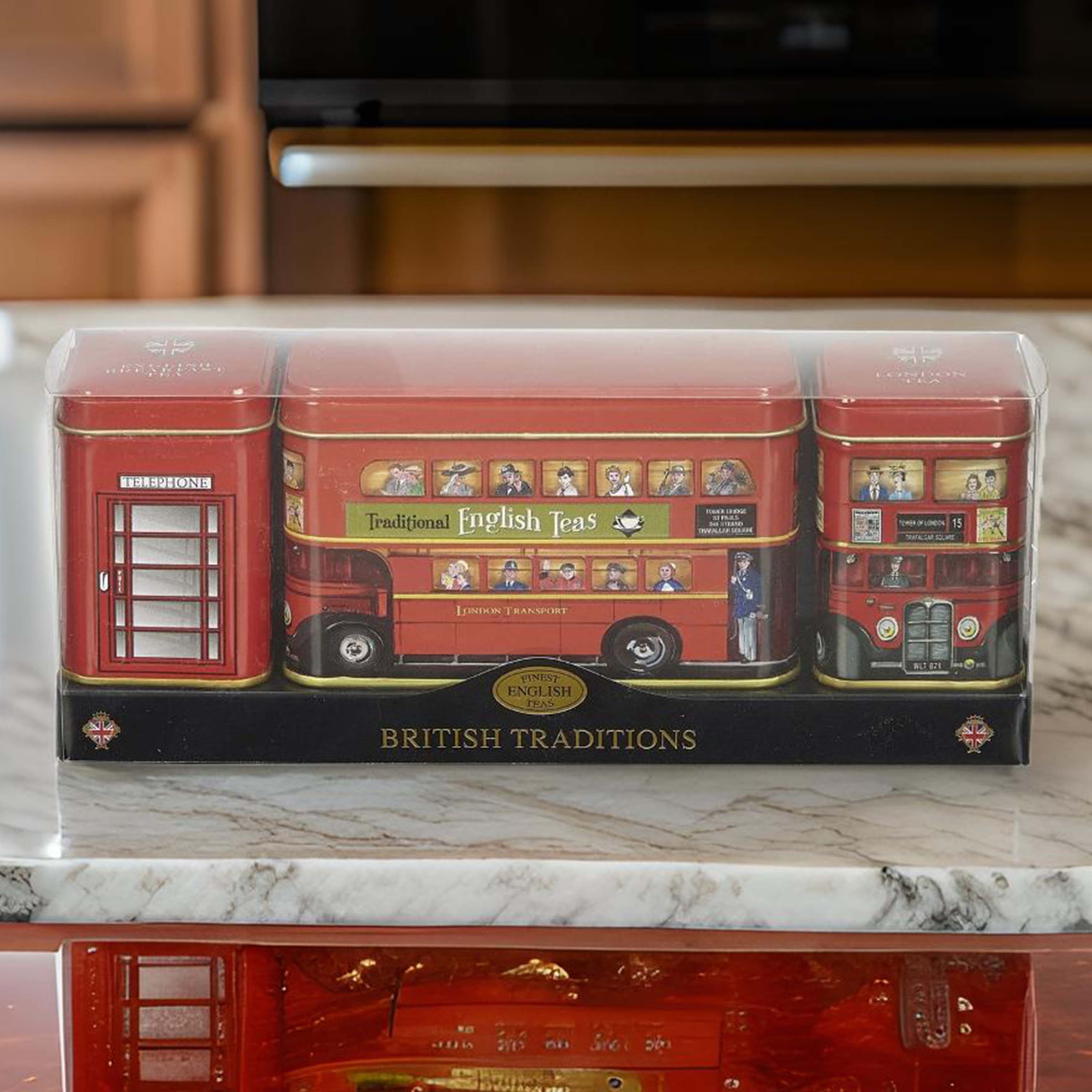 Traditions Of Britain Tea Caddy Gift Set 75g - British Gift Shop