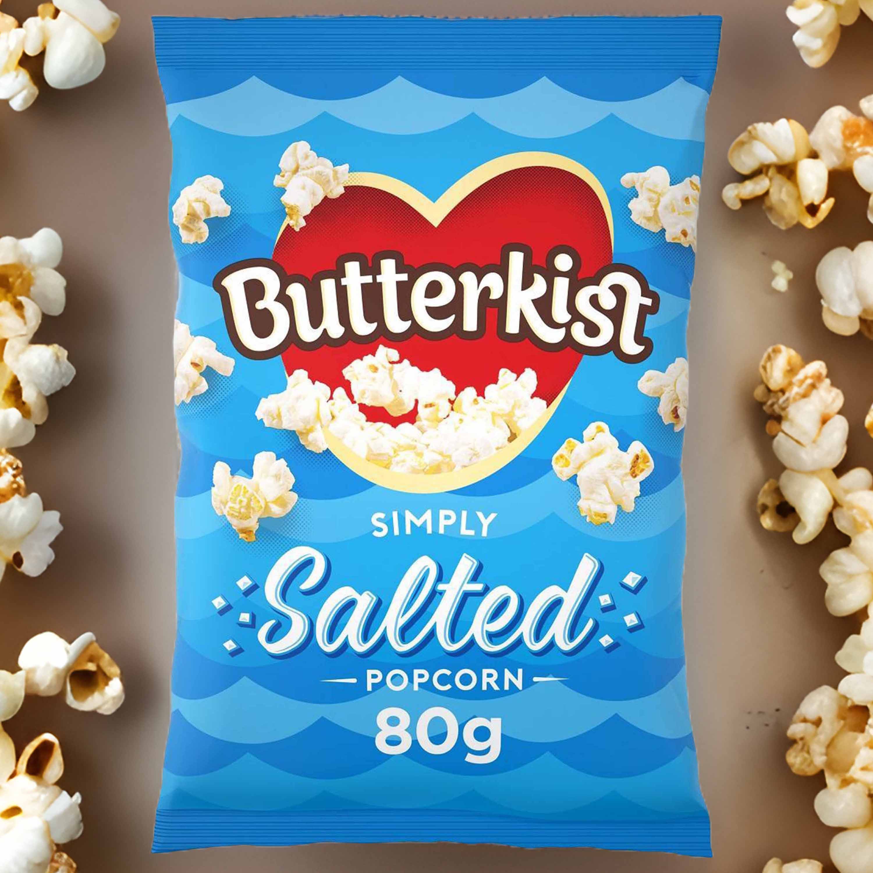 Butterkist Simply Salted Popcorn - 80g – British Gift Shop