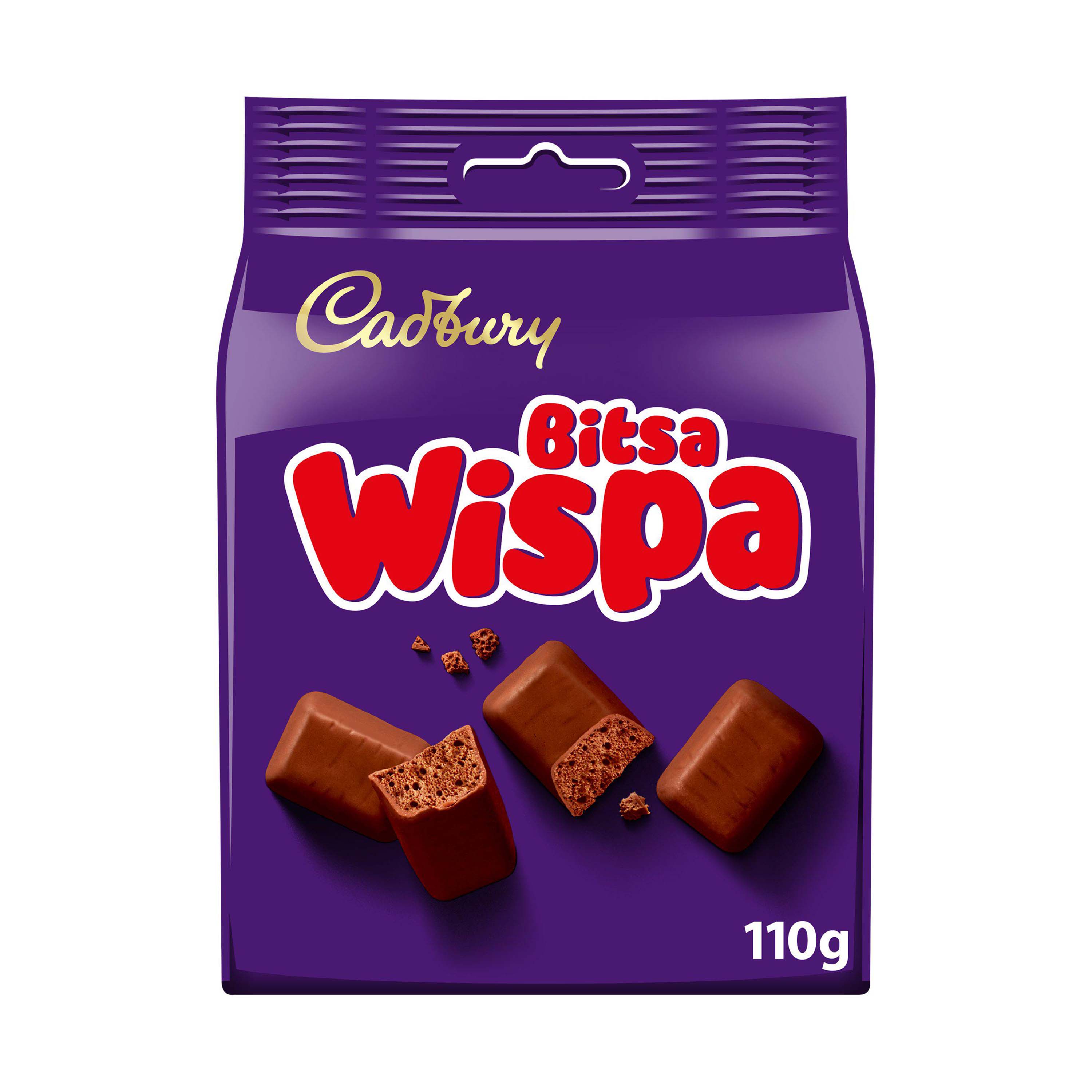 Cadbury Bitsa Wispa Chocolate Bag - 110g – British Gift Shop