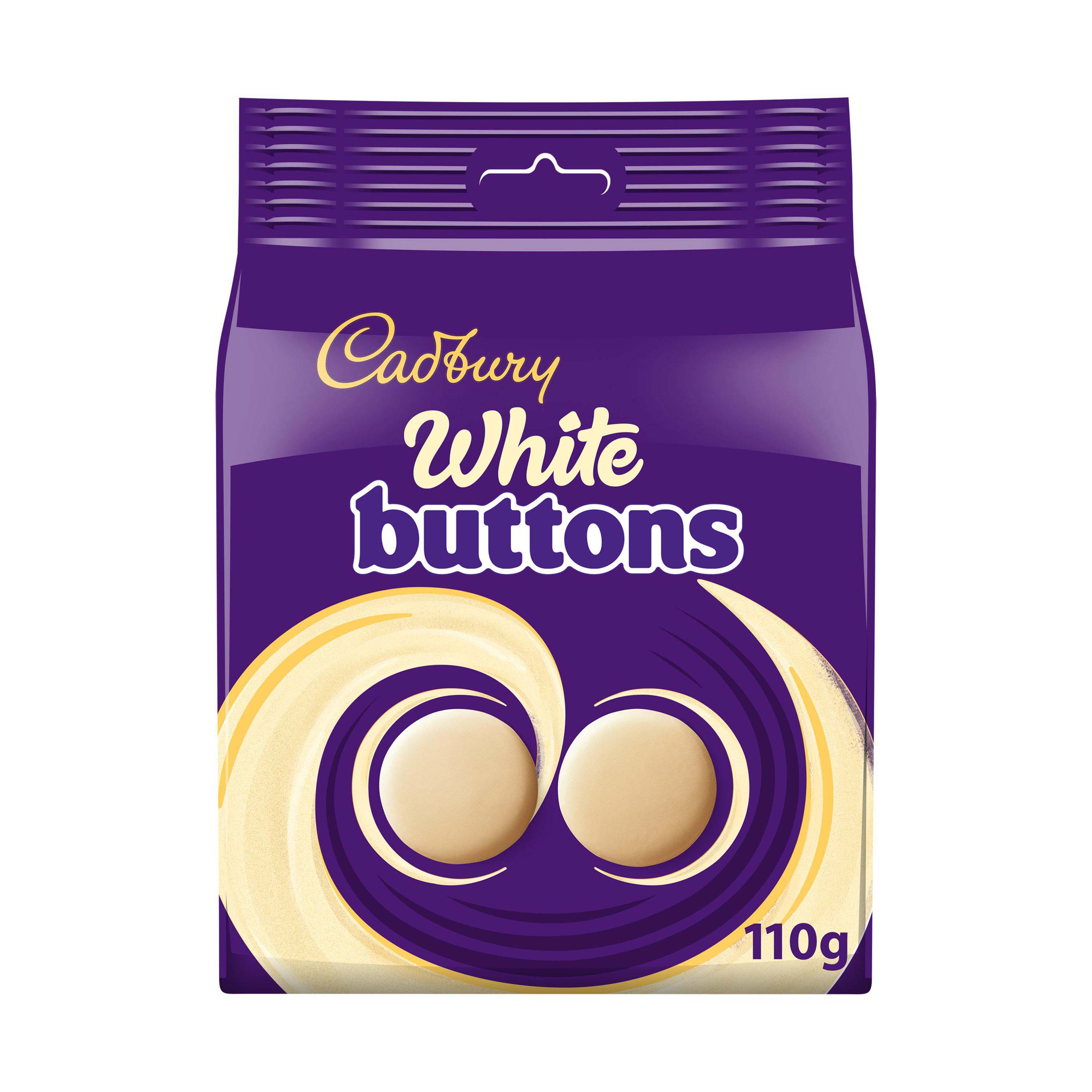 Cadbury White Chocolate Giant Buttons - 110g – British Gift Shop