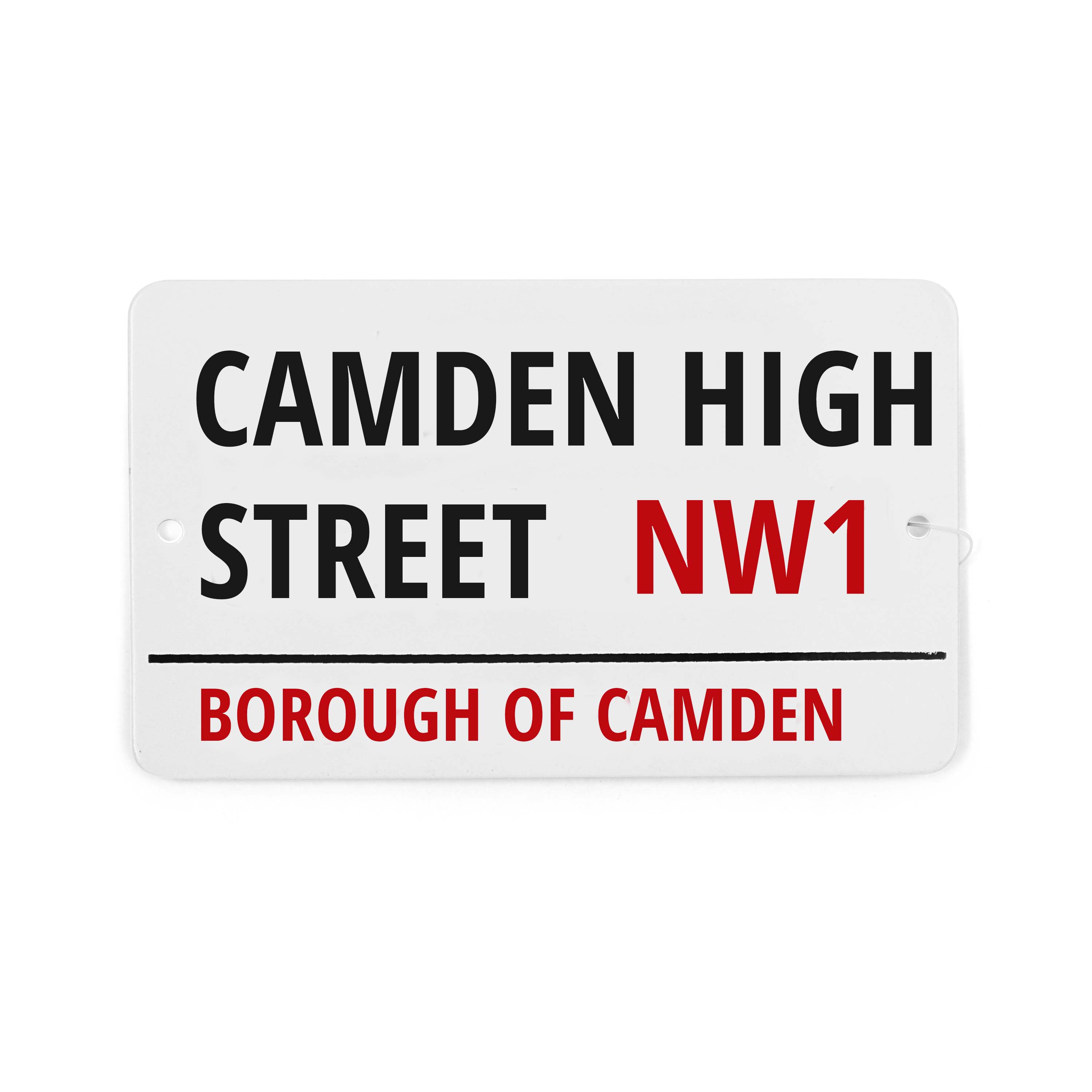 Camden High Street Street Sign - Metal Tin Sign – British Gift Shop