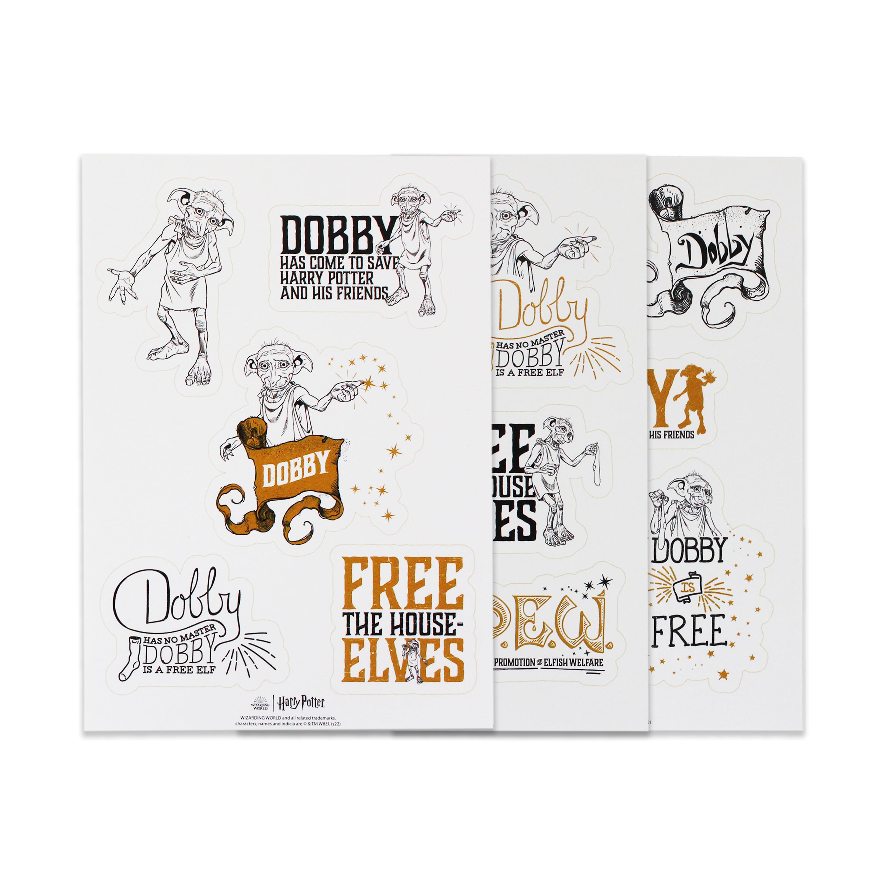 Dobby Stickers Sheet - Harry Potter – British Gift Shop