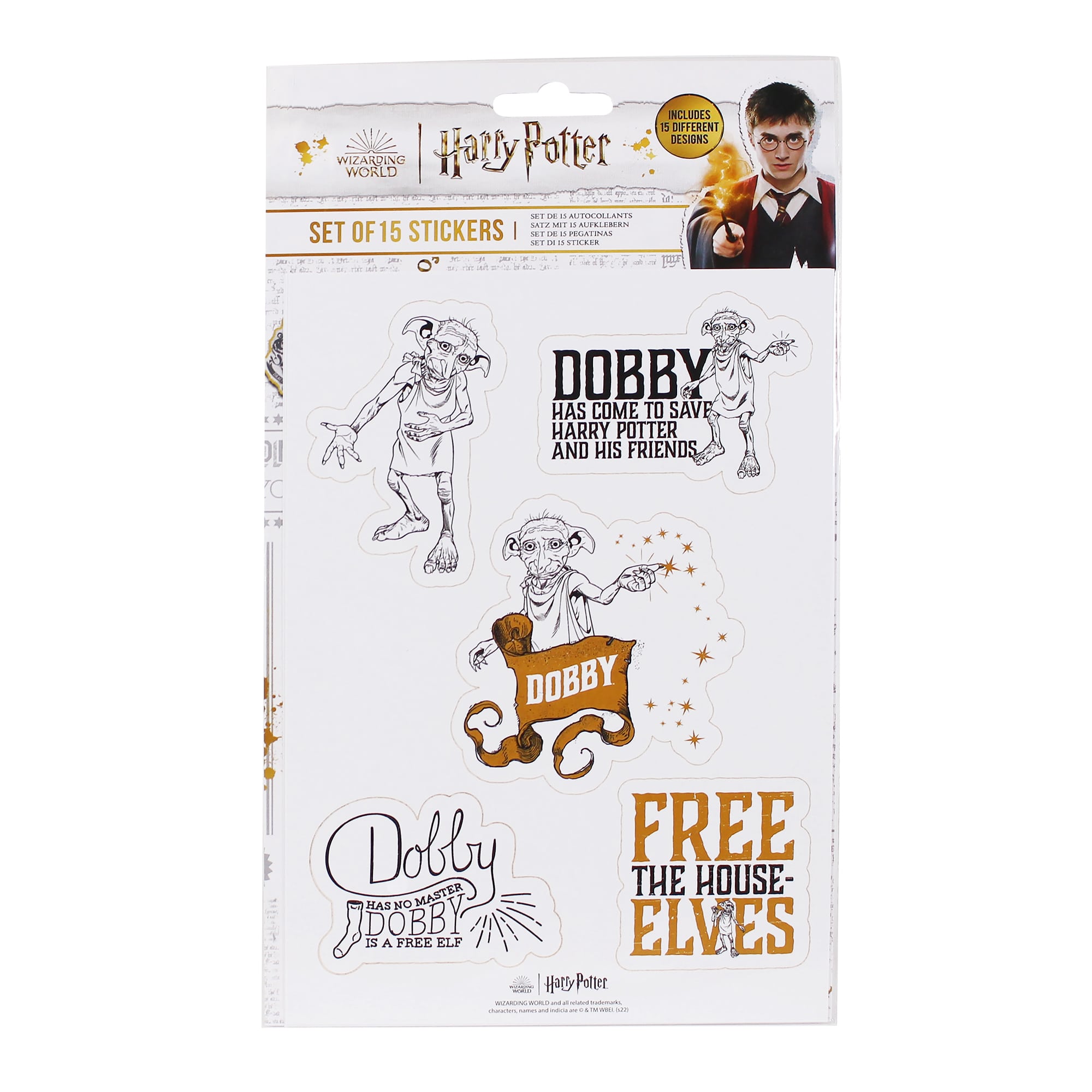Dobby Stickers Sheet - Harry Potter – British Gift Shop