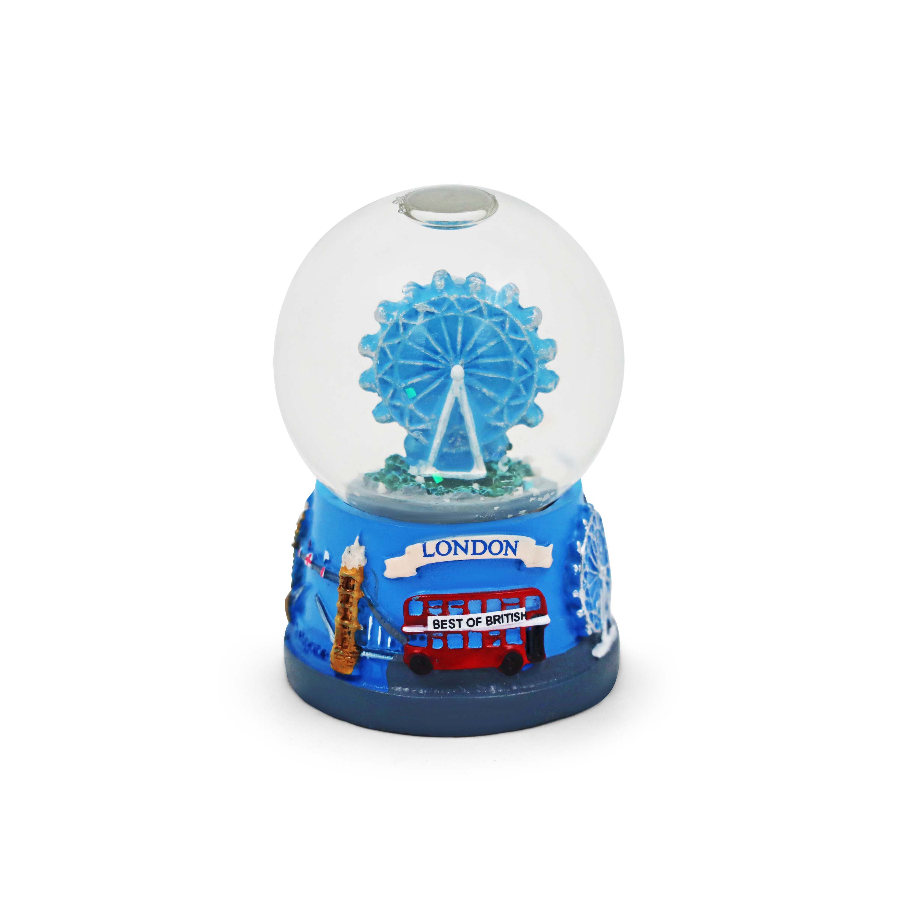 London Snow Globe Snow Storm - London Eye – British Gift Shop