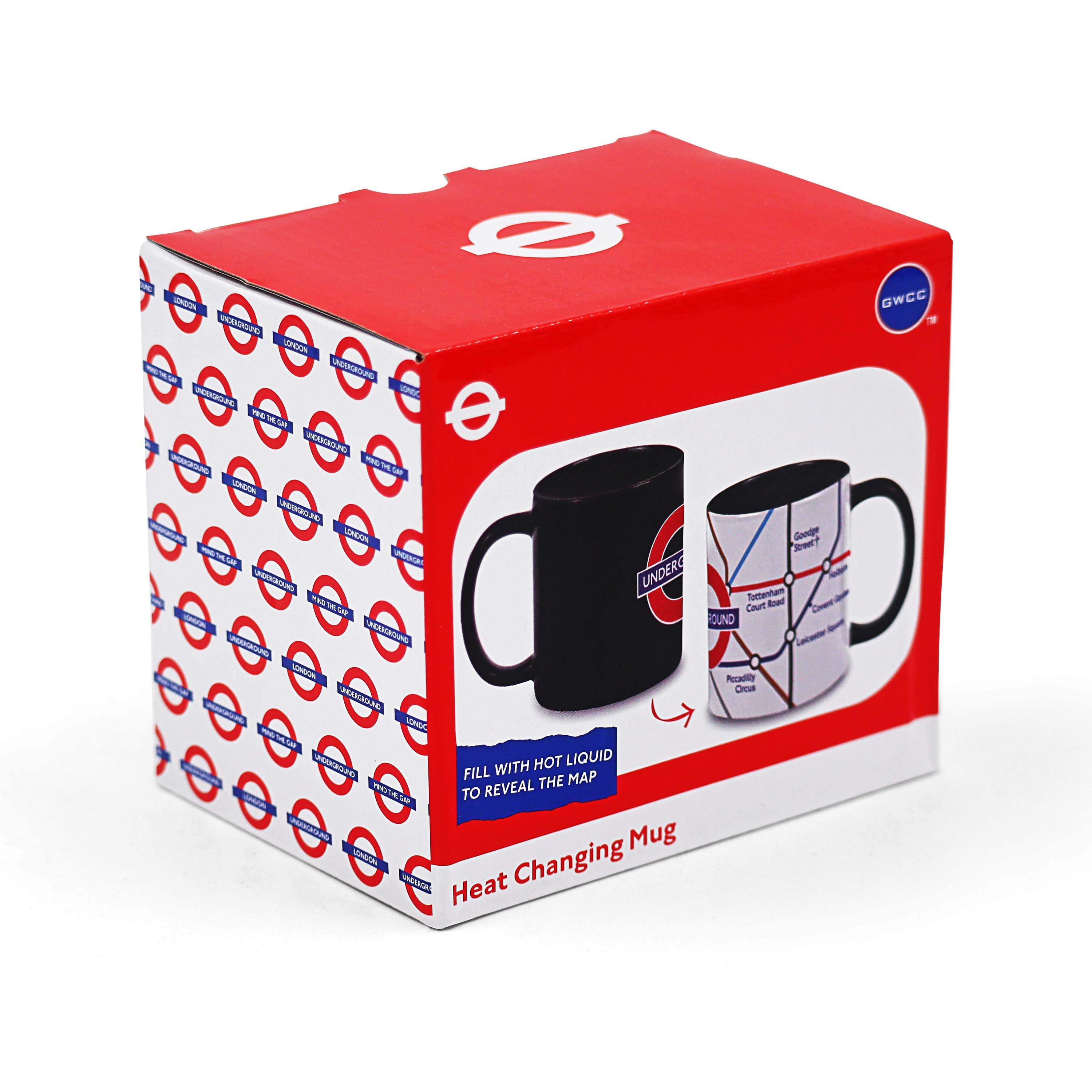 TFL London Underground Heat Changing Mug - British Gift Shop
