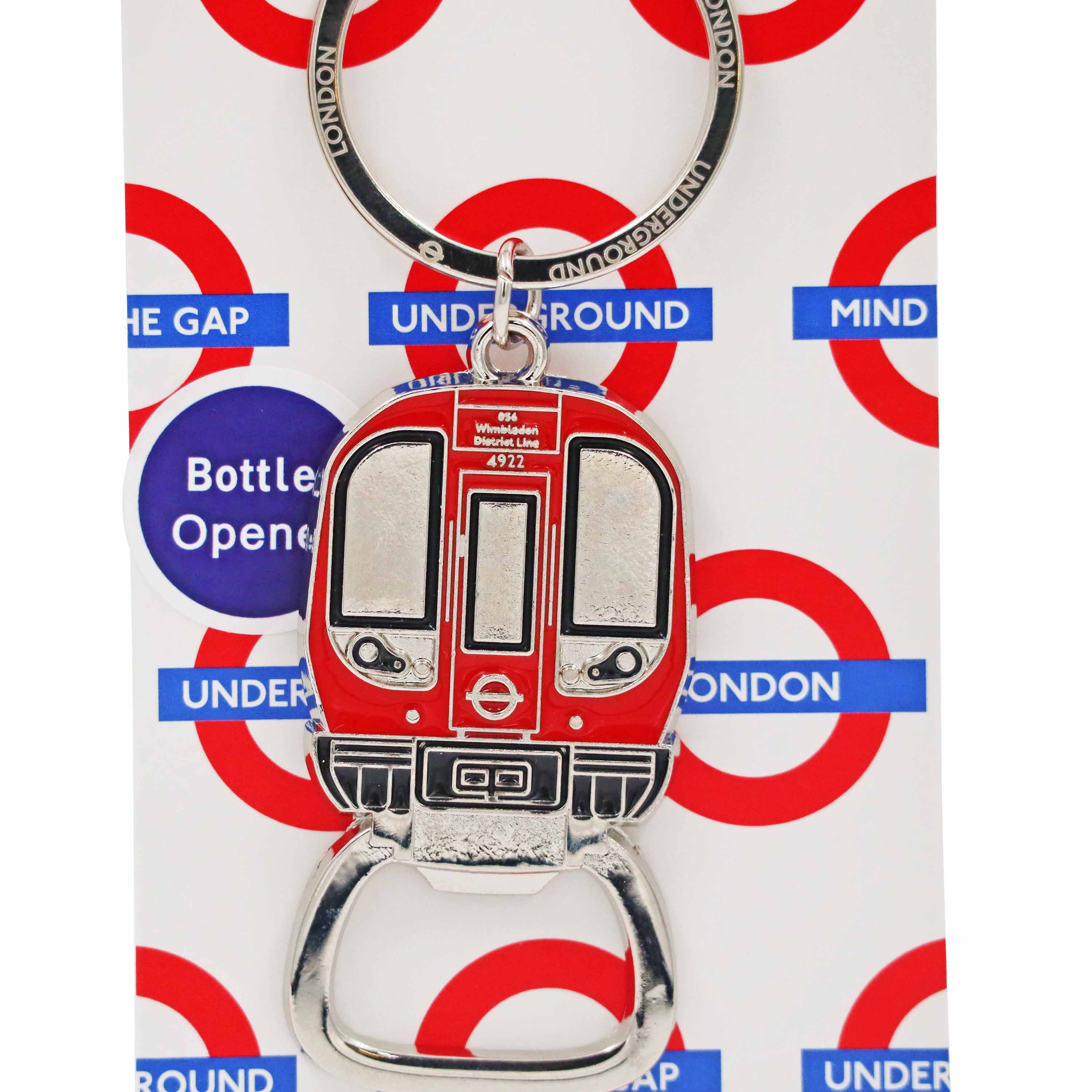 London Underground Train Keyring - Bottle Opener – British Gift Shop