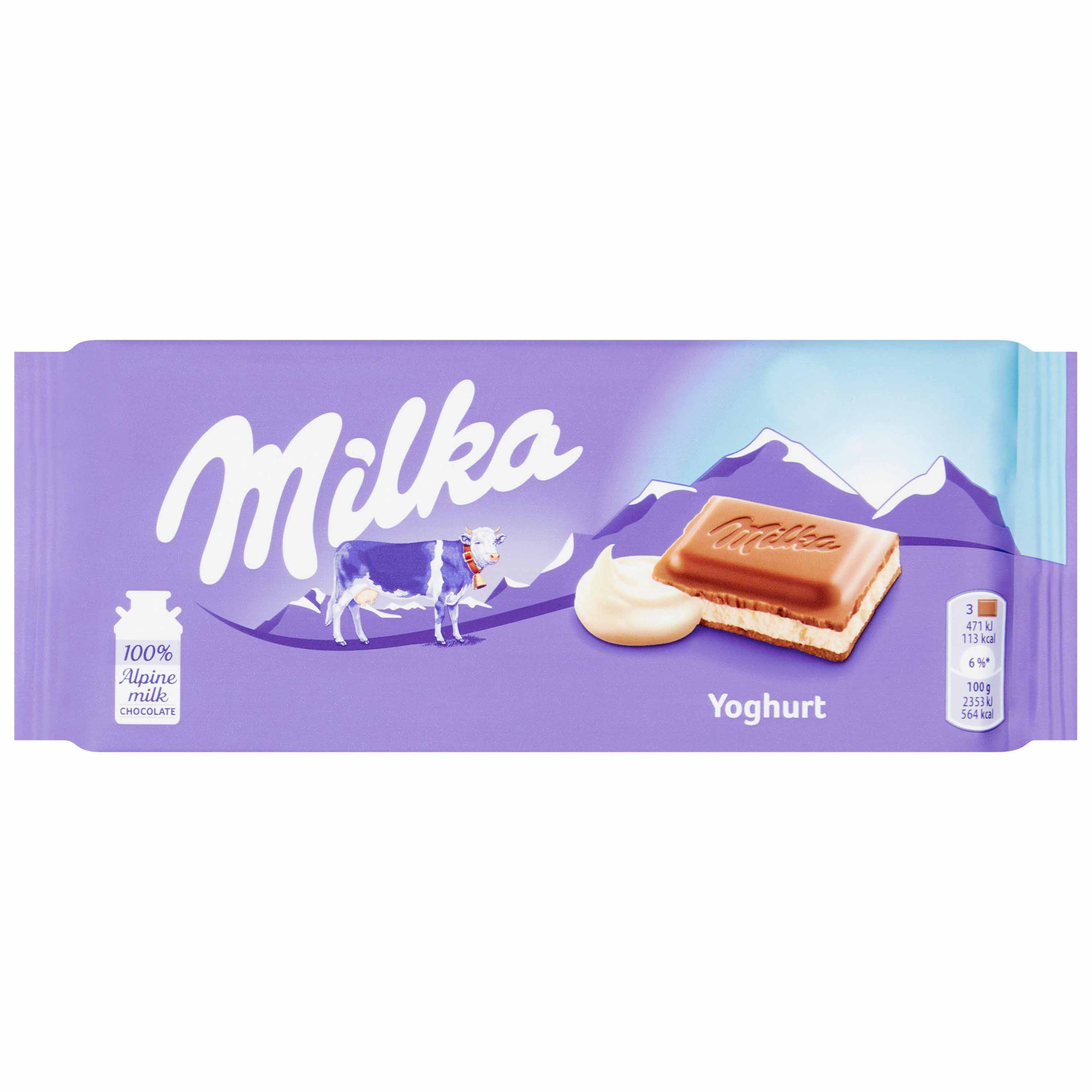 Milka Yoghurt Chocolate Bar - 100g – British Gift Shop
