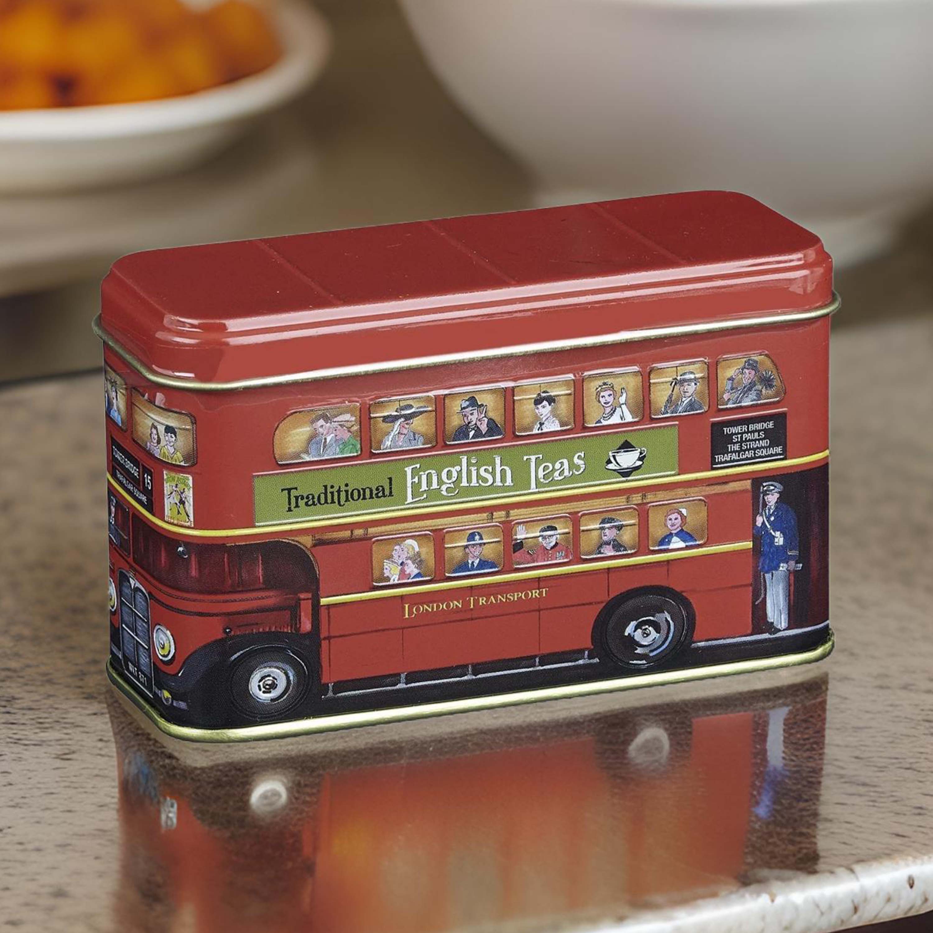 Mini London Red Bus Tin - 10 Teabags – British Gift Shop