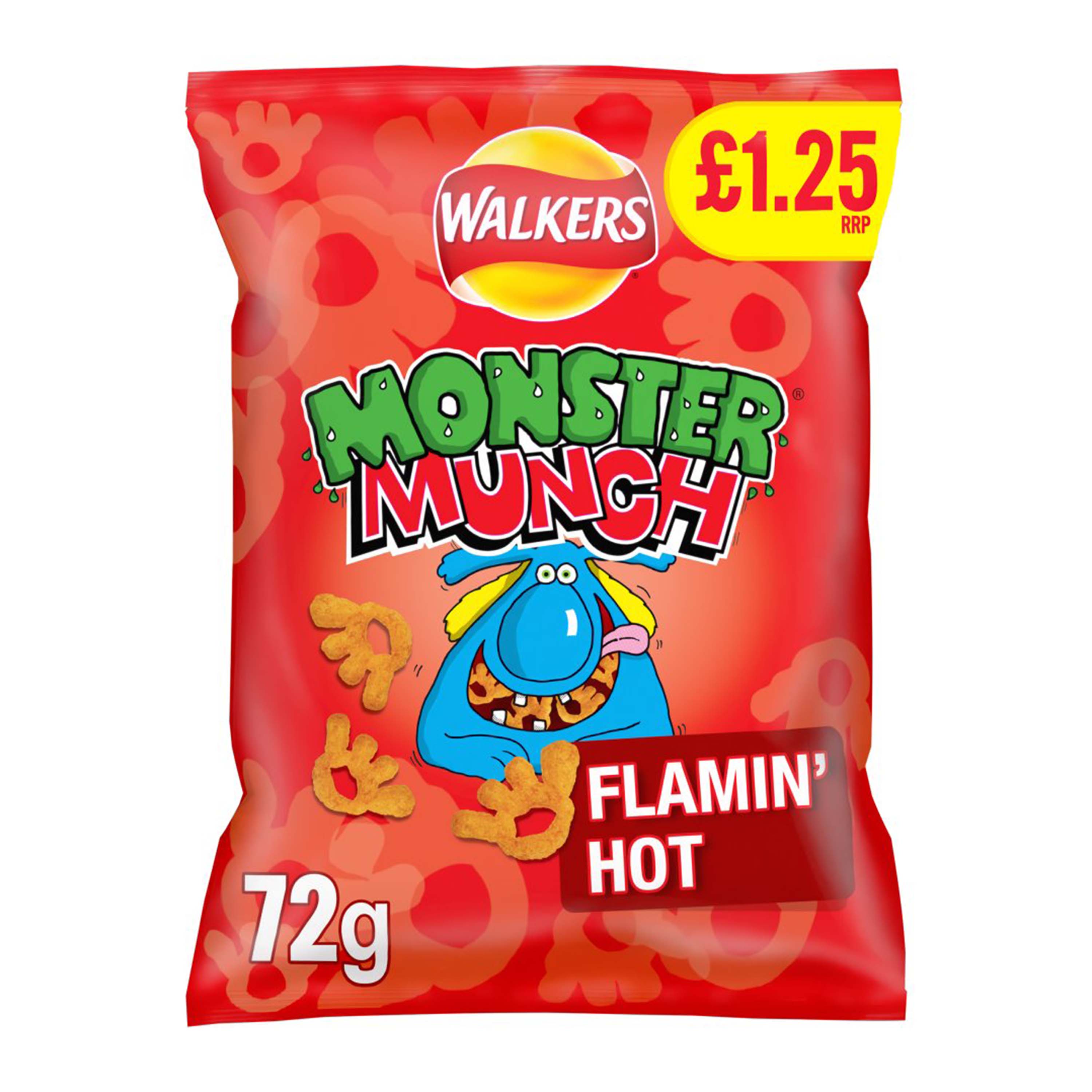 Monster Munch Flamin’ Hot 72g – British Gift Shop