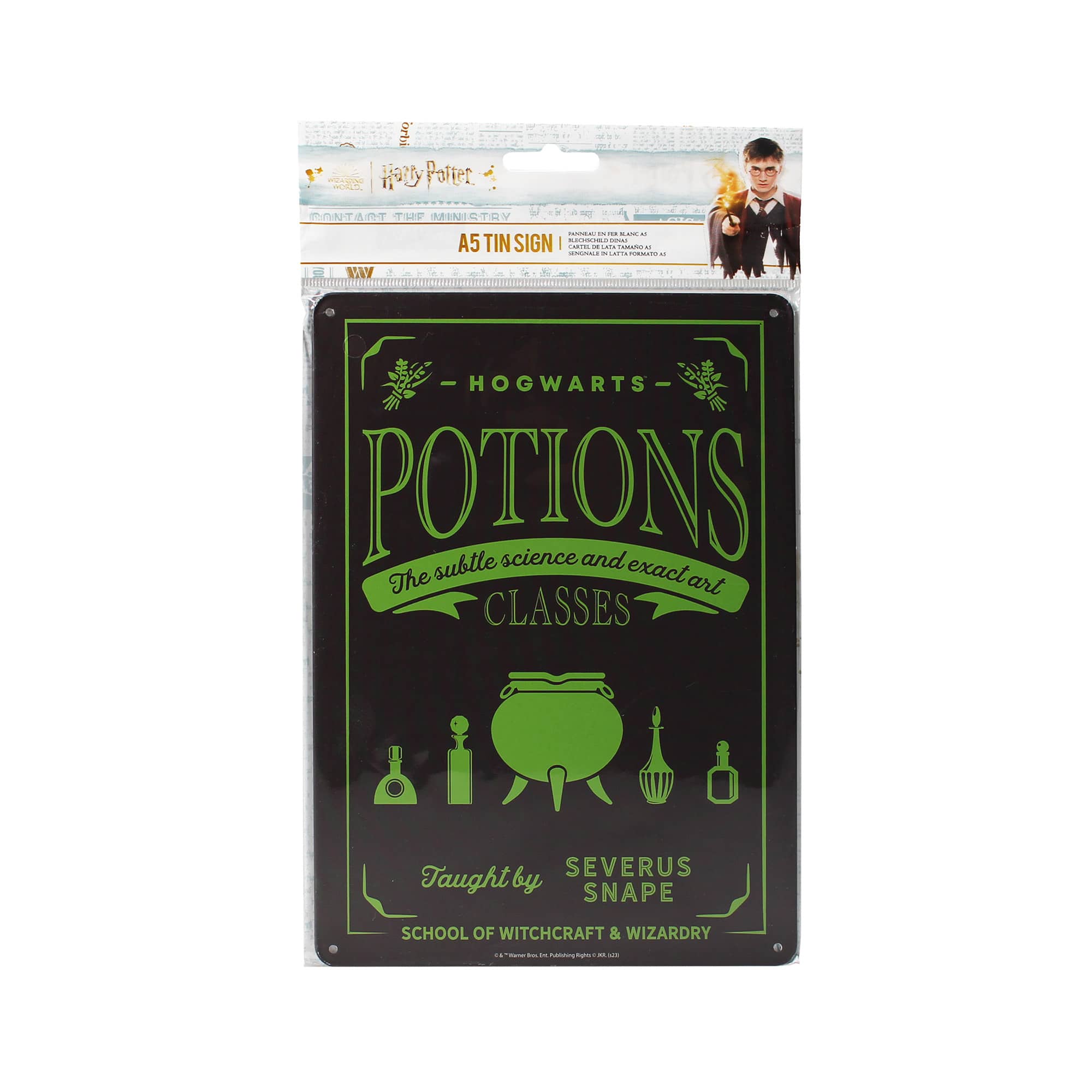 Potions Tin Sign - Harry Potter (A5) – British Gift Shop