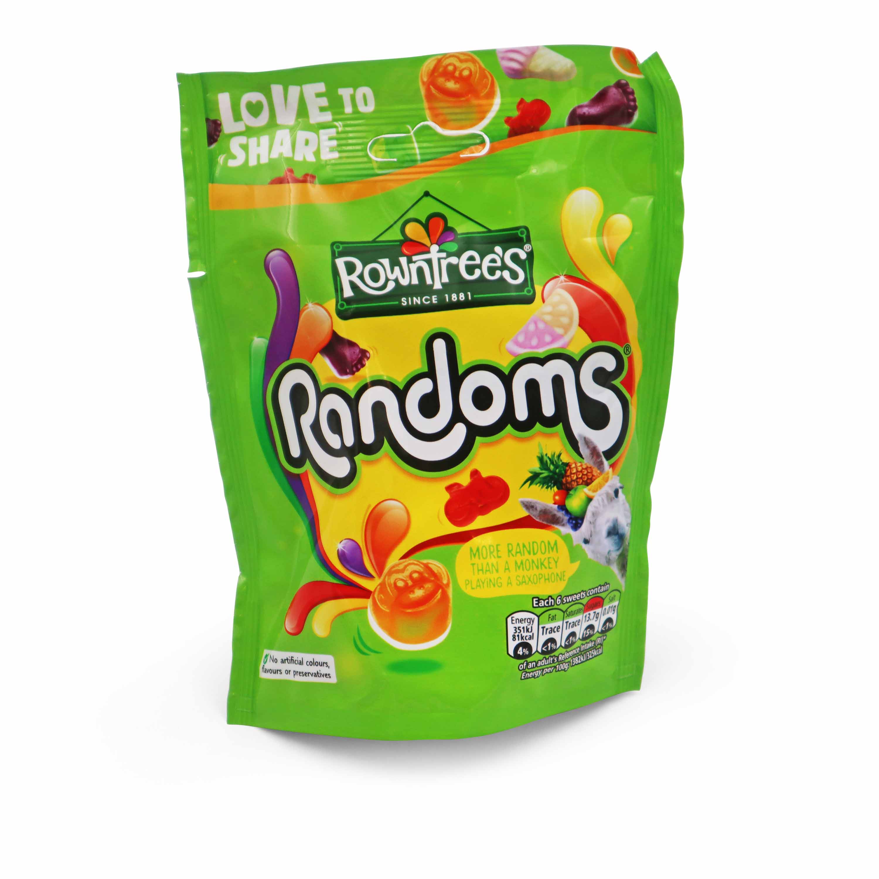 Rowntree's Randoms Sweets Sharing Bag - 150g – British Gift Shop