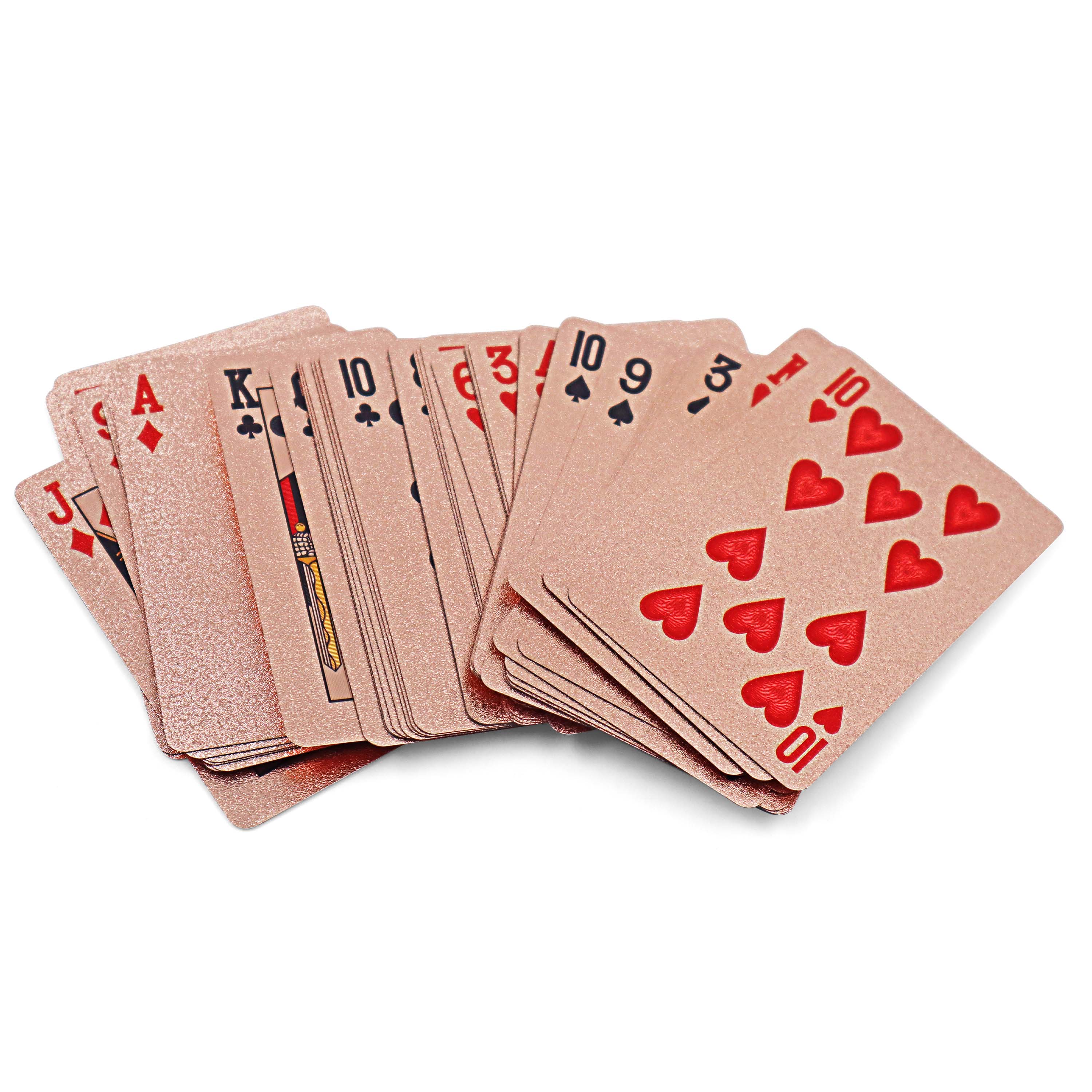 £50 Note Rose Gold Playing Cards – British Gift Shop