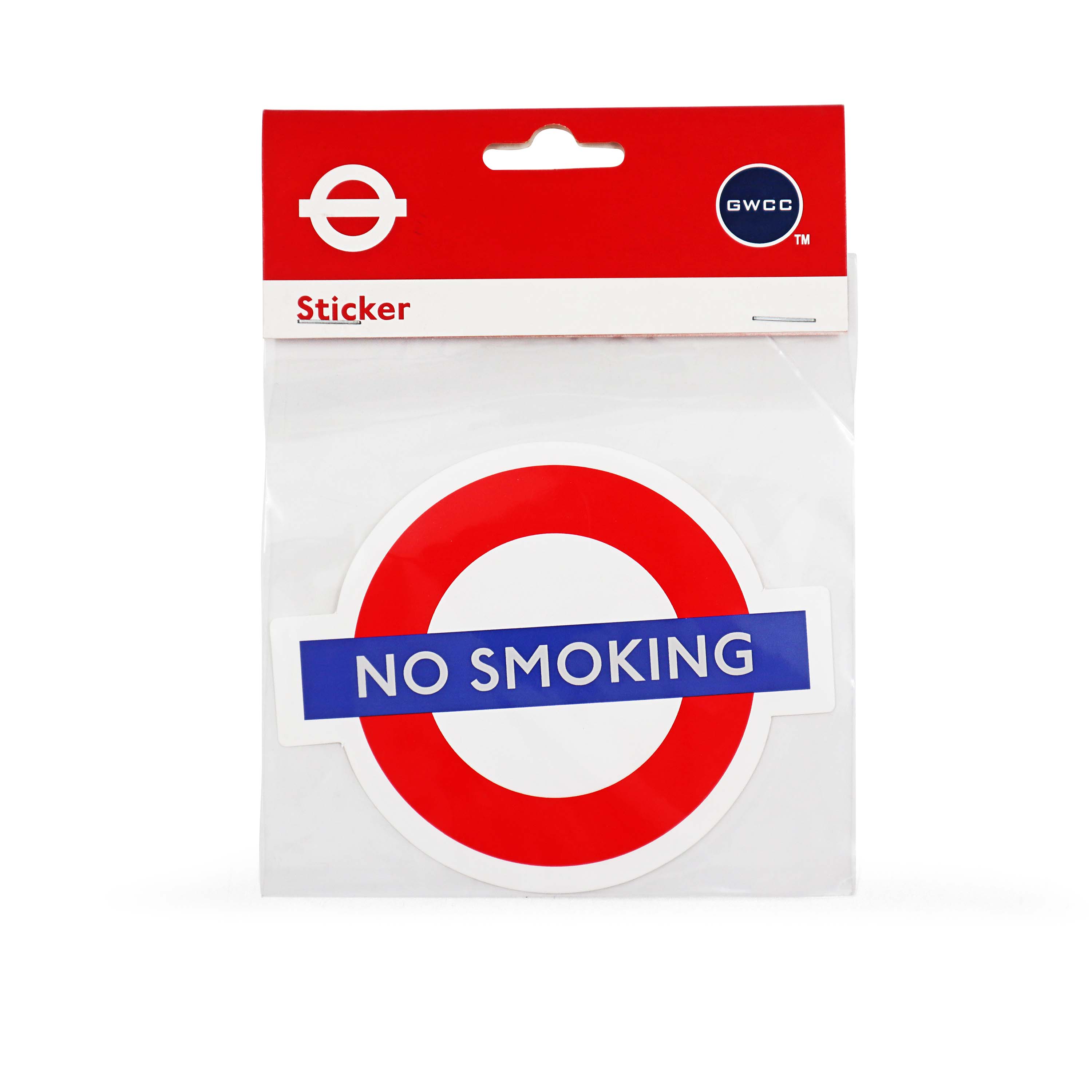 TFL London Underground Vinyl Sticker - No Smoking – British Gift Shop