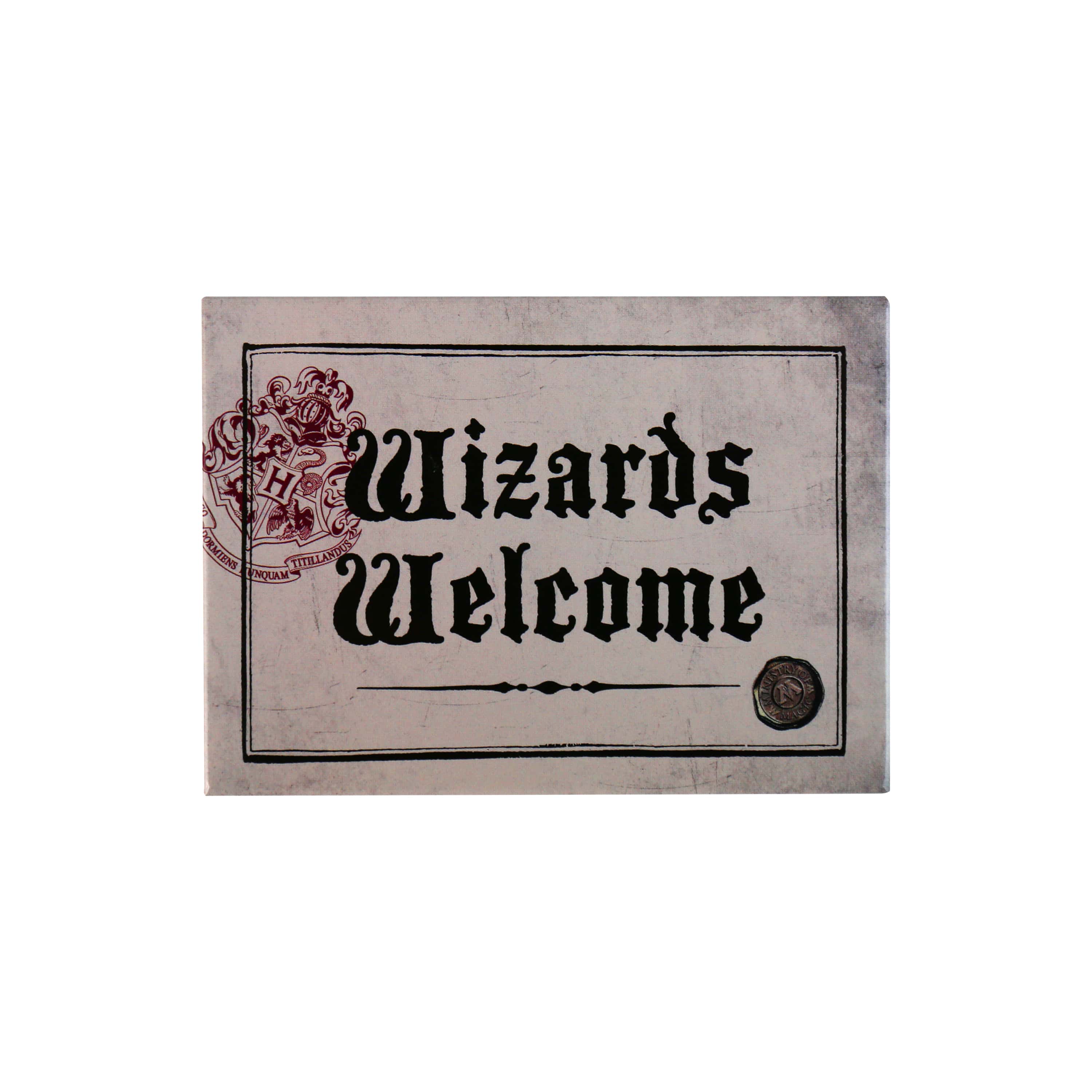 Wizards Welcome Magnet - Harry Potter – British Gift Shop
