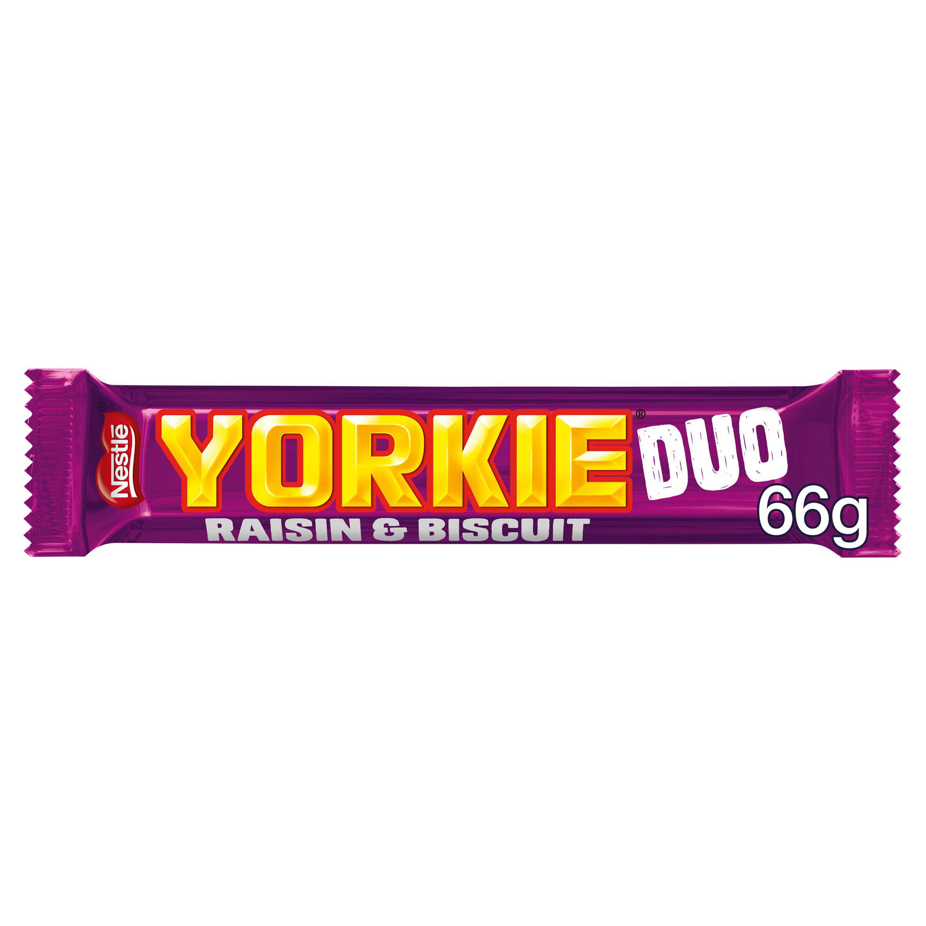 Yorkie Raisin & Biscuit Chocolate Duo Bar - 66g – British Gift Shop