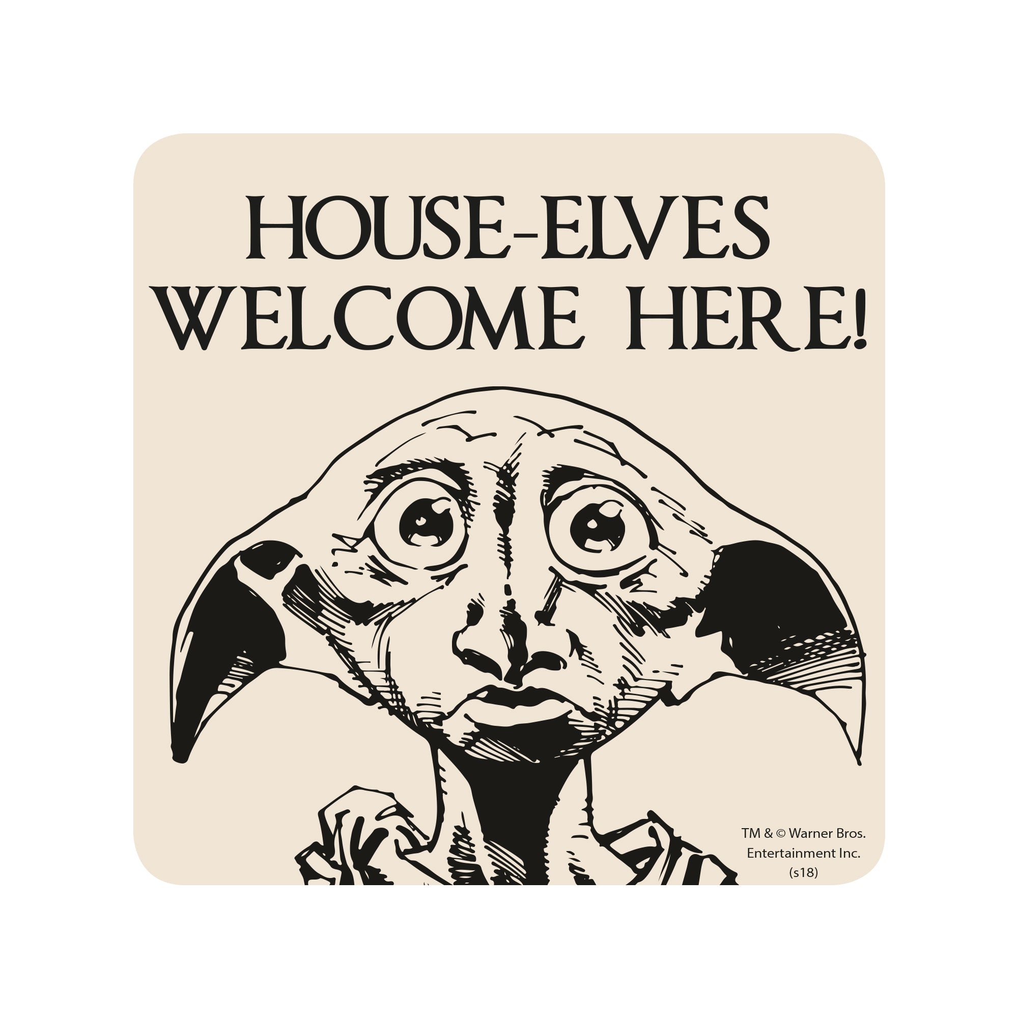 Harry Potter Dobby Coaster - Official Licensed Merchandise – British ...