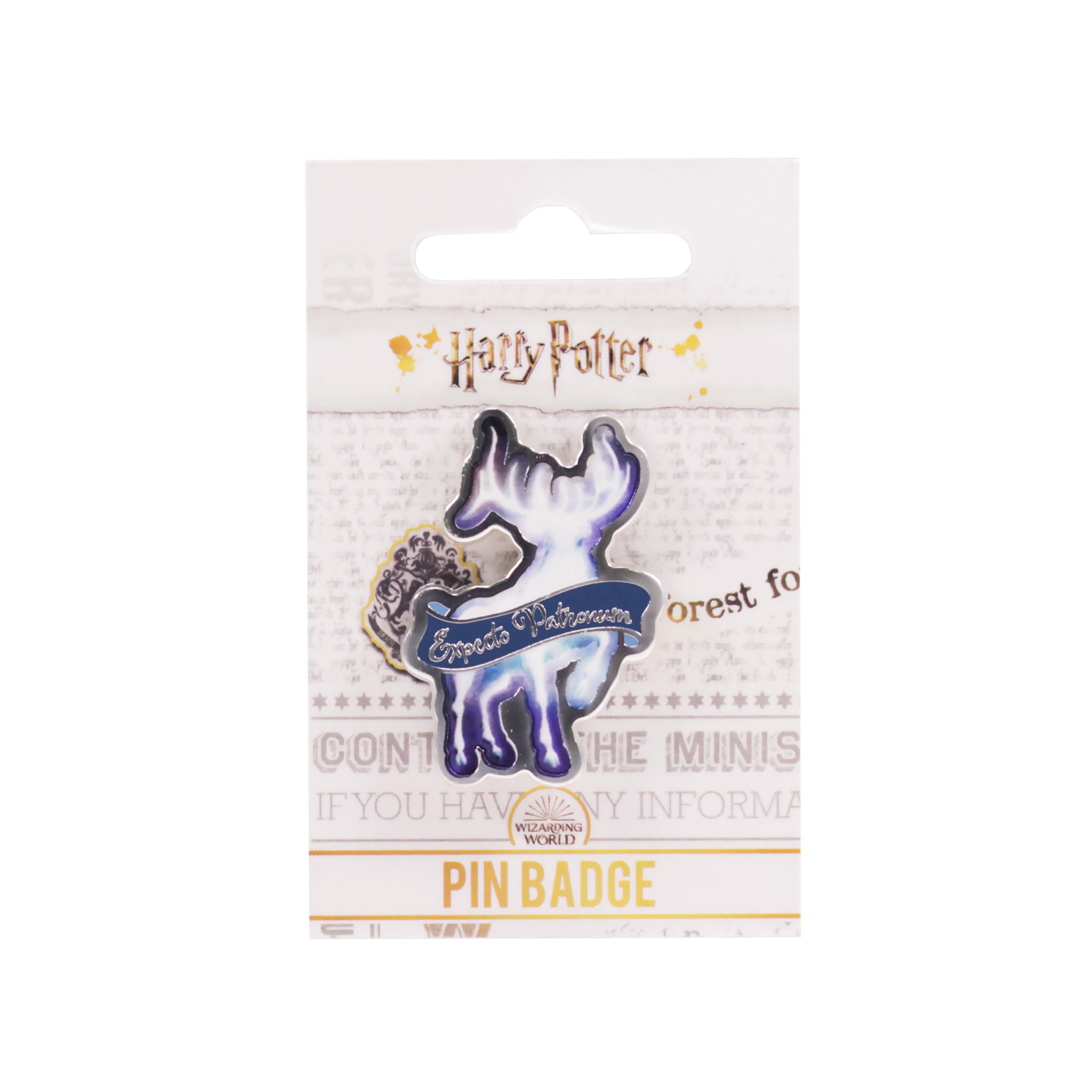 Harry Potter Expecto Patronum Enamel Pin Badge - Official Licensed ...