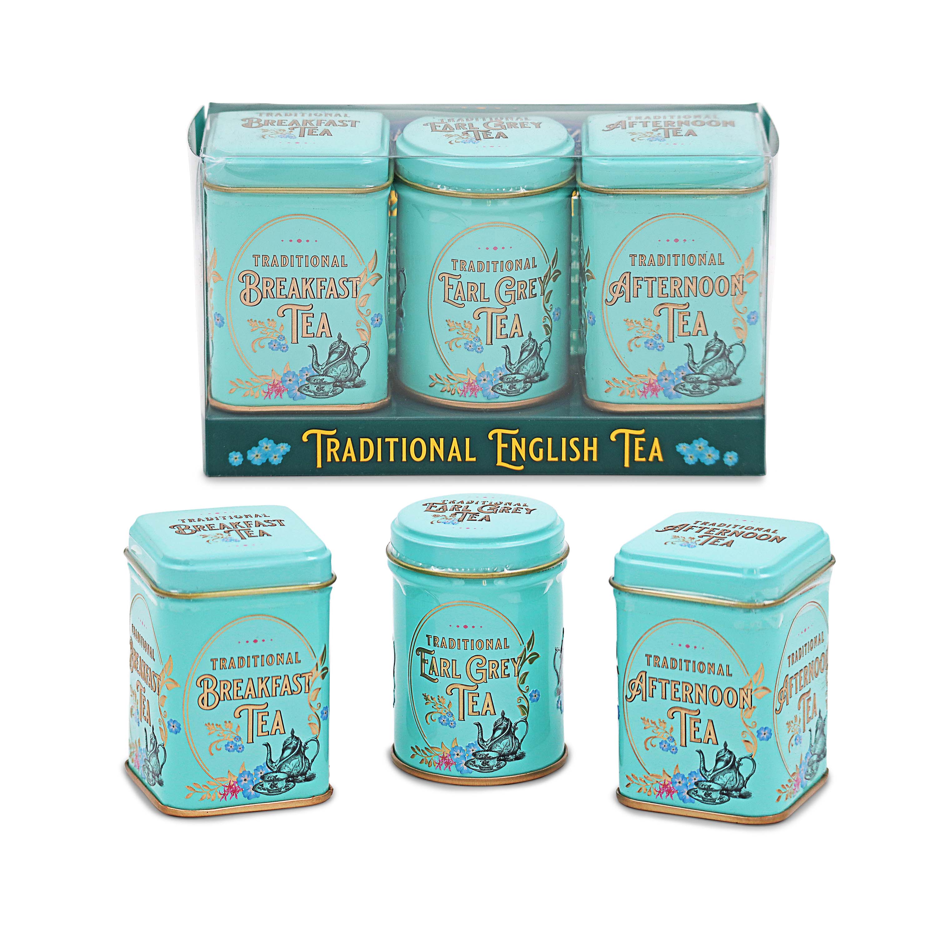 Vintage Victorian Tea Caddy Gift Set 75g - British Gift Shop