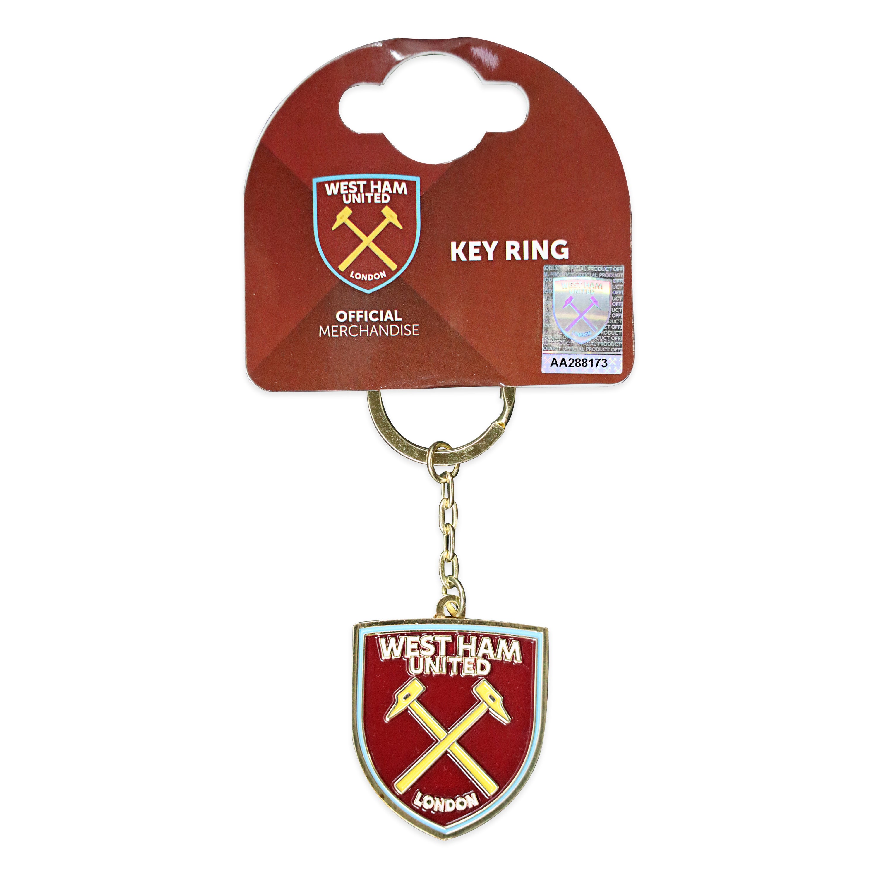 West Ham United F.C. Crest Keyring sold by British Gift Shop